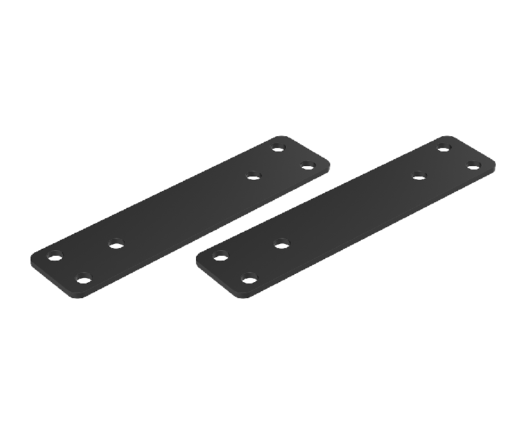 Connecting plate set